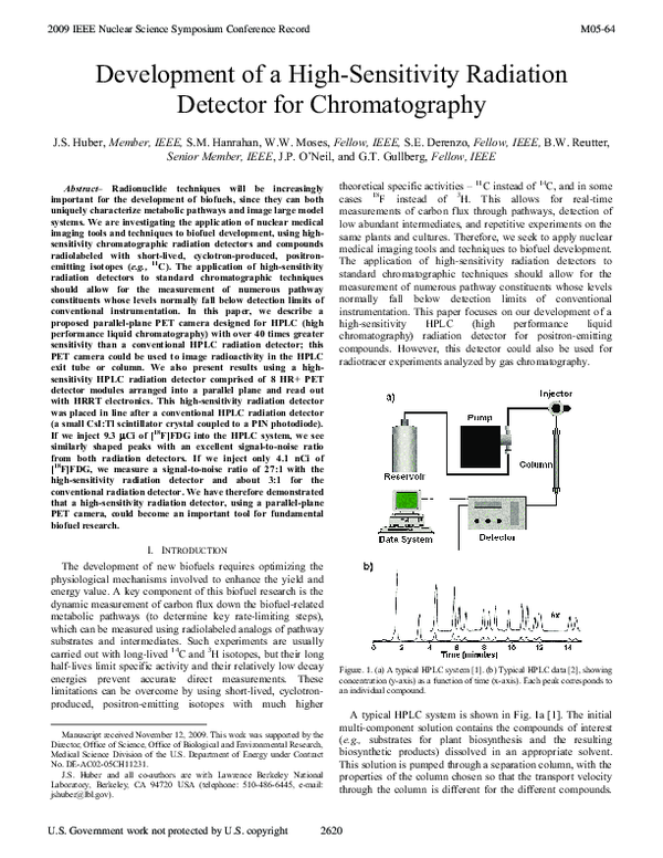 (PDF) Development of a High-Sensitivity Radiation Detector for ...