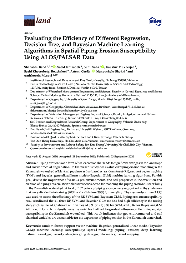 (PDF) Evaluating the Efficiency of Different Regression, Decision Tree, and Bayesian Machine ...