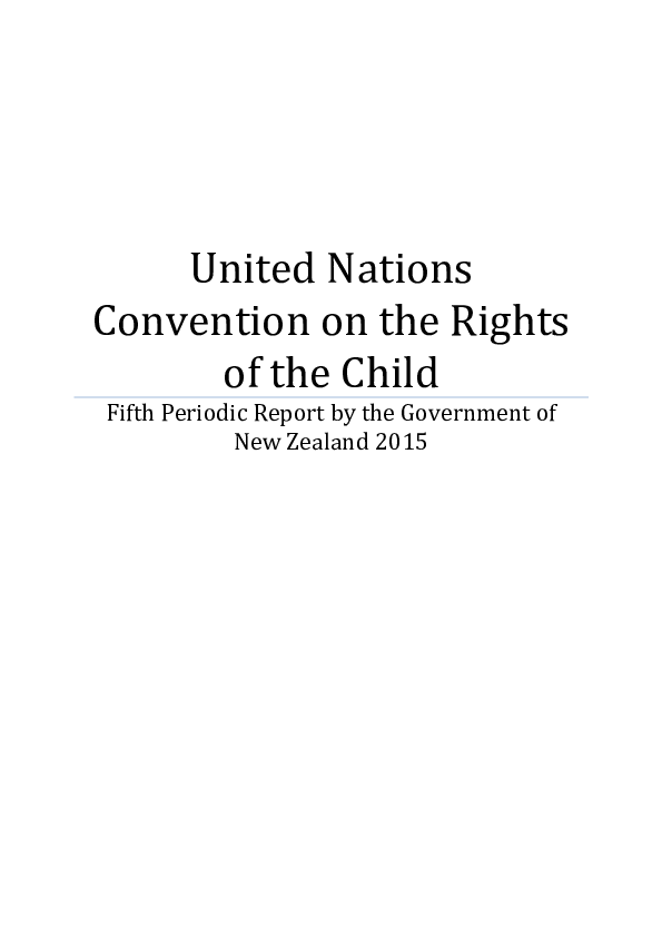 (PDF) The United Nations convention on the rights of the child