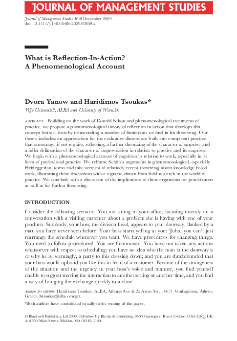 pdf-what-is-reflection-in-action-a-phenomenological-account
