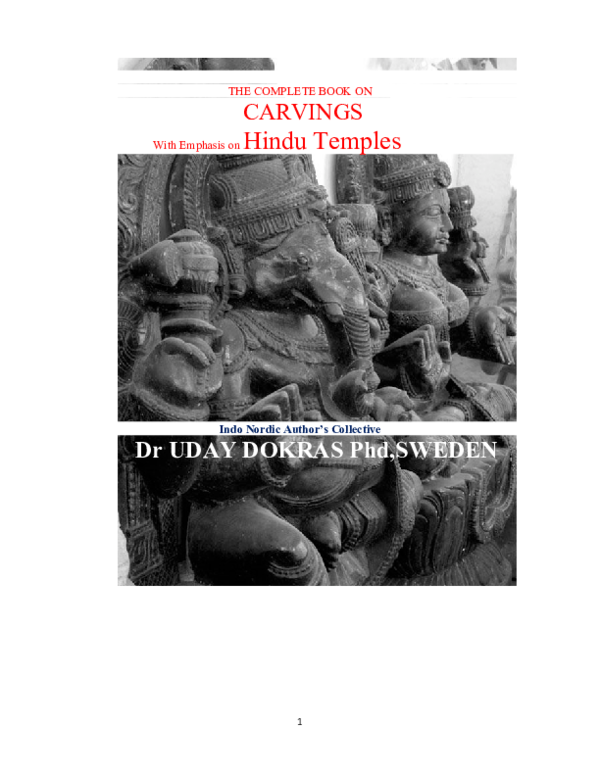 (DOC) The Complete Book on Hindu Temple Carvings