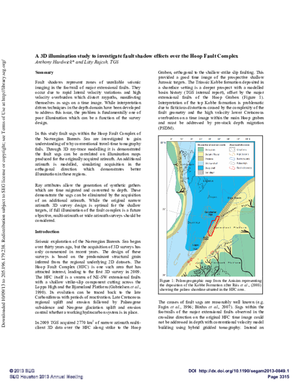 (PDF) A 3D illumination study to investigate fault shadow effects over ...