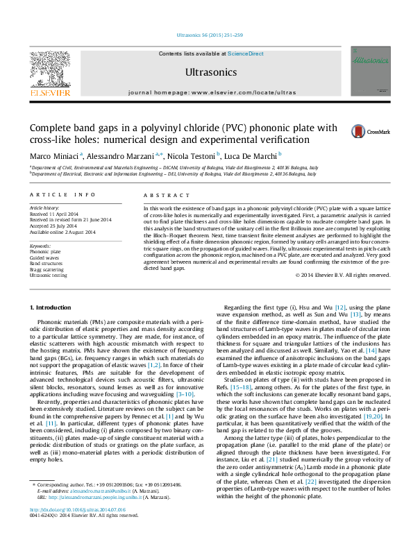 (PDF) Complete band gaps in a polyvinyl chloride (PVC) phononic plate ...