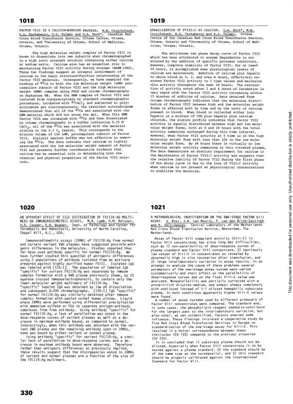 (PDF) A Methodological Investigation On The One-Stage Factor VIII Assay ...