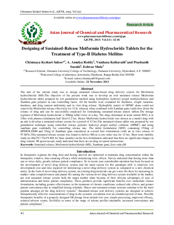 (PDF) Asian Journal of Chemical and Pharmaceutical Research Designing ...
