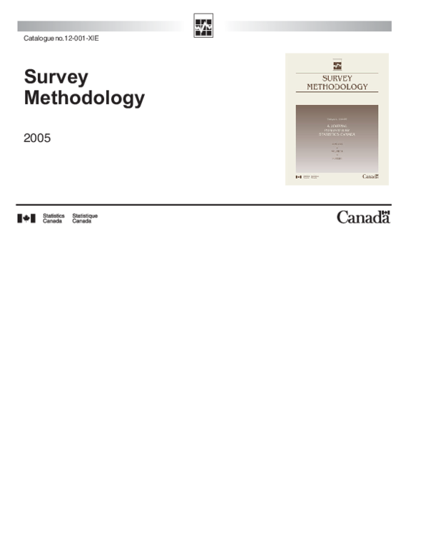 (PDF) Survey Methodology