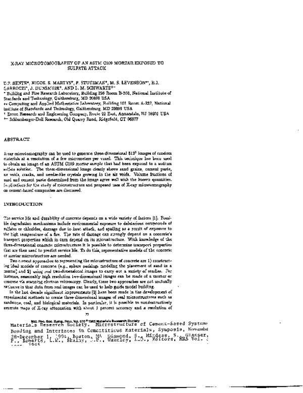 (PDF) X-Ray Microtomography of an Astm C109 Mortar Exposed to Sulfate ...
