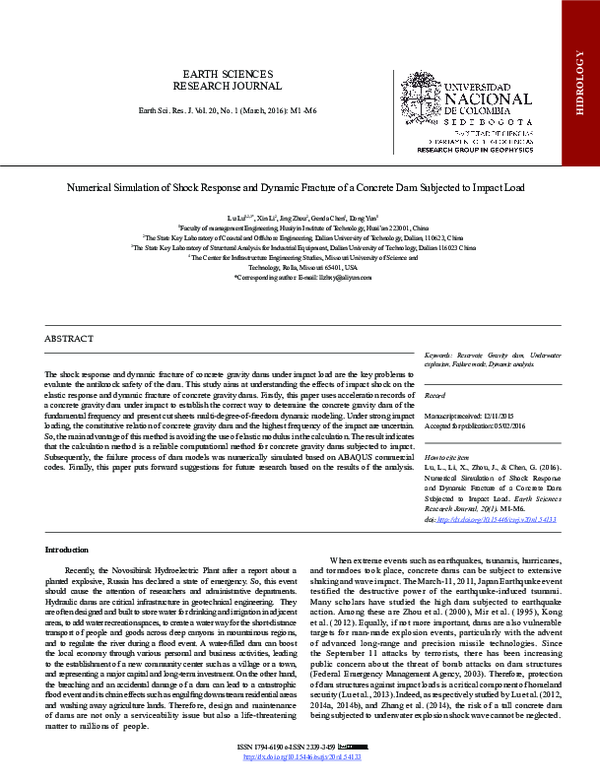 (PDF) Numerical Simulation of Shock Response and Dynamic Fracture of a ...