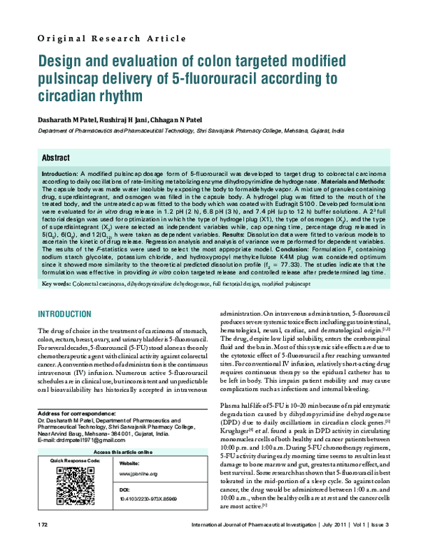 (PDF) Design and evaluation of colon targeted modified pulsincap ...