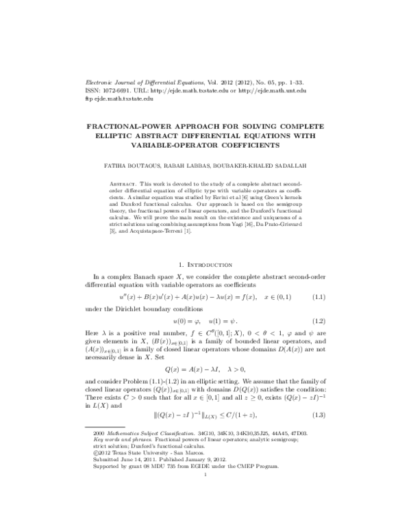 (PDF) Fractional-Power Approach for Solving Complete Elliptic Abstract ...