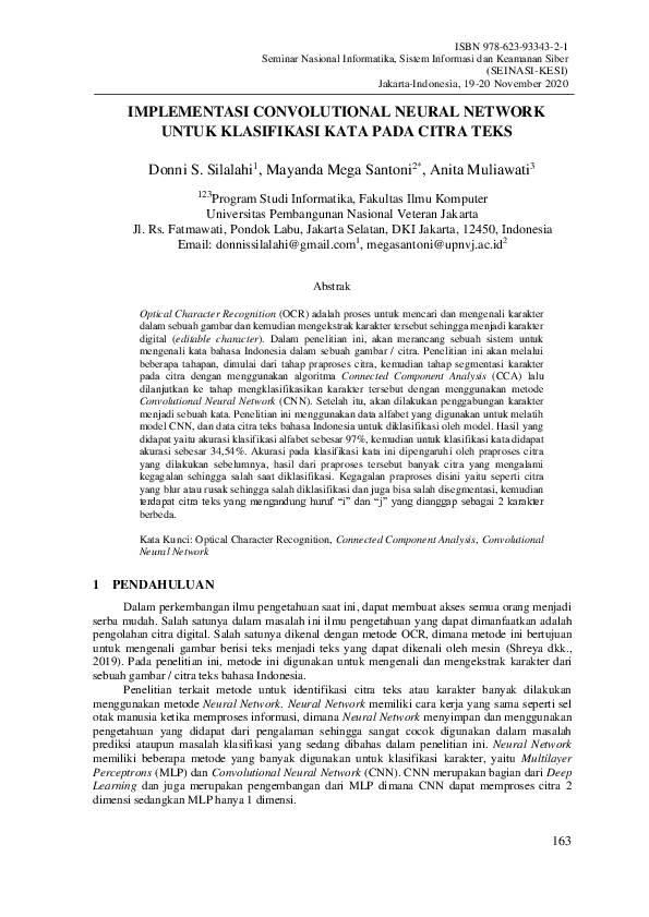 (PDF) Implementasi Convolutional Neural Network Untuk Klasifikasi Kata Pada Citra Teks