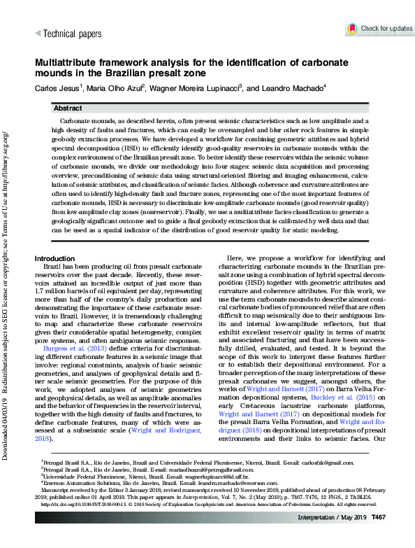 (PDF) Multi-Attribute Framework Analysis for the Identification of ...