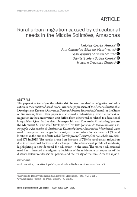 (PDF) Rural-urban migration caused by educational needs in the Middle ...