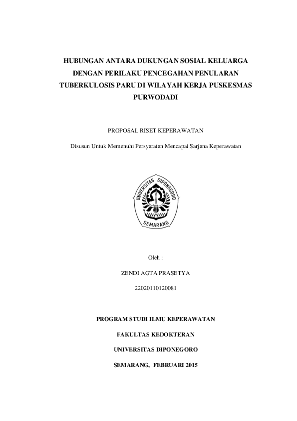 (PDF) Hubungan Antara Dukungan Sosial Keluarga Dengan Perilaku ... (PDF) Hubungan Antara Dukungan Sosial Keluarga Dengan Perilaku ...