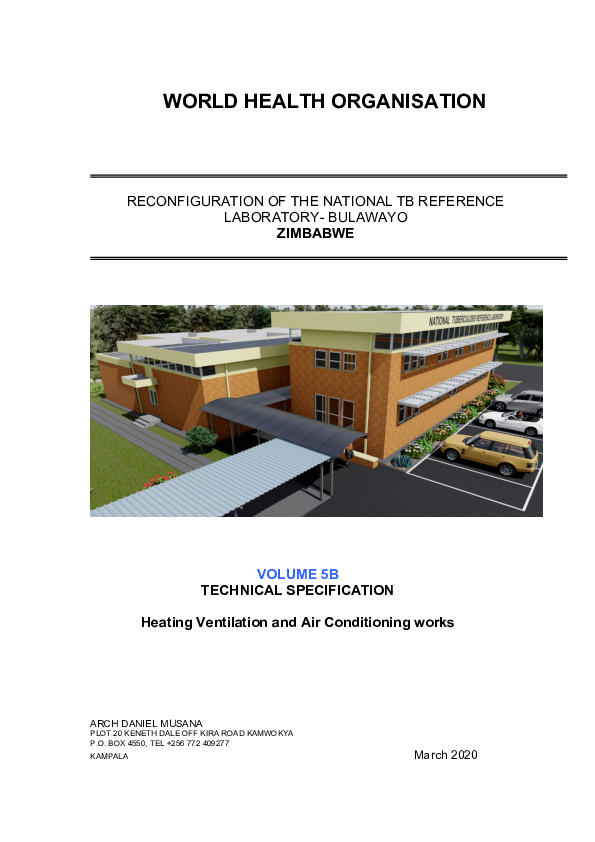 (PDF) HVAC Specifications in TB Reference Lab