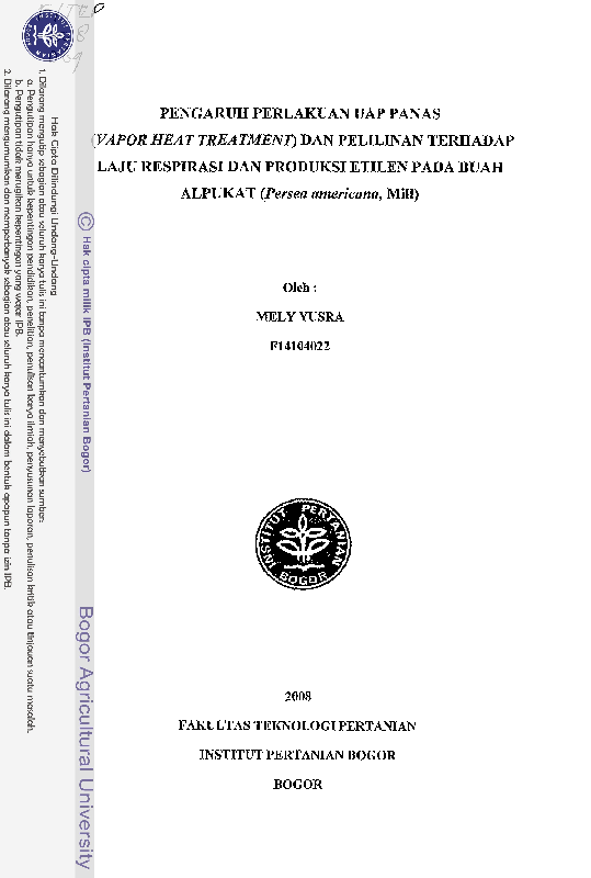 (PDF) Pengaruh perlakuan uap panas (vapor heat treatment) dan pelilinan ...