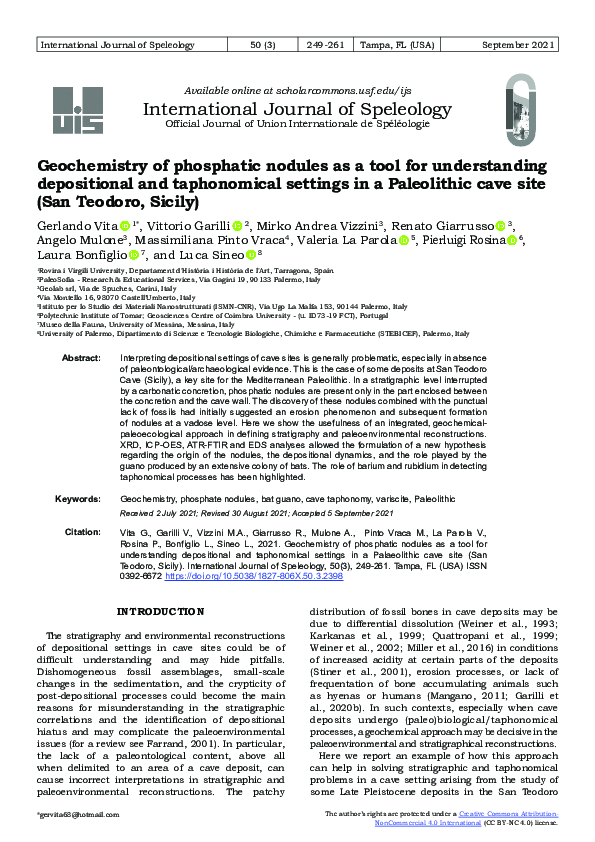 Pdf Geochemistry Of Phosphatic Nodules As A Tool For Understanding Depositional And