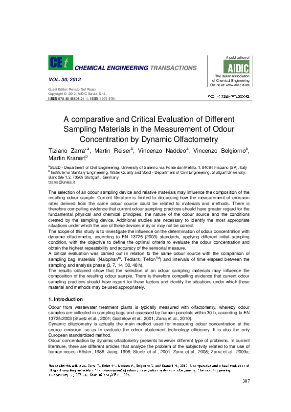 (PDF) A comparative and critical evaluation of different sampling ...