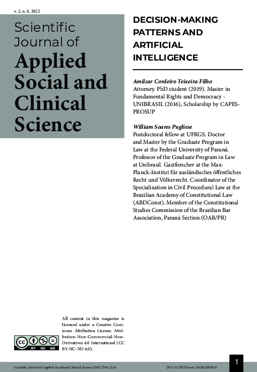 (PDF) DECISION-MAKING PATTERNS AND ARTIFICIAL INTELLIGENCE (Atena Editora)