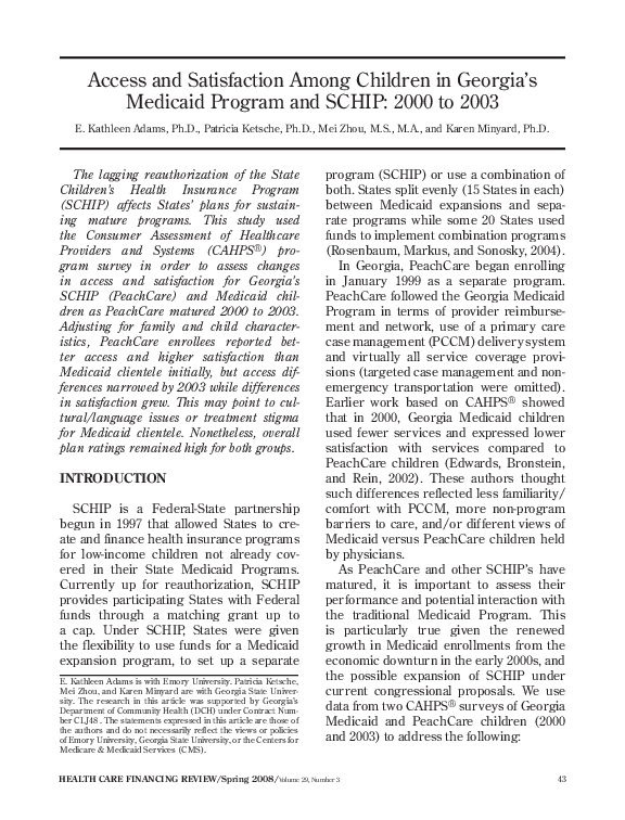 (PDF) How have differences in reported access and perceptions of ...