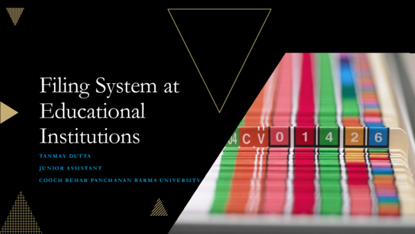 (PDF) Filing System at Educational Institutions