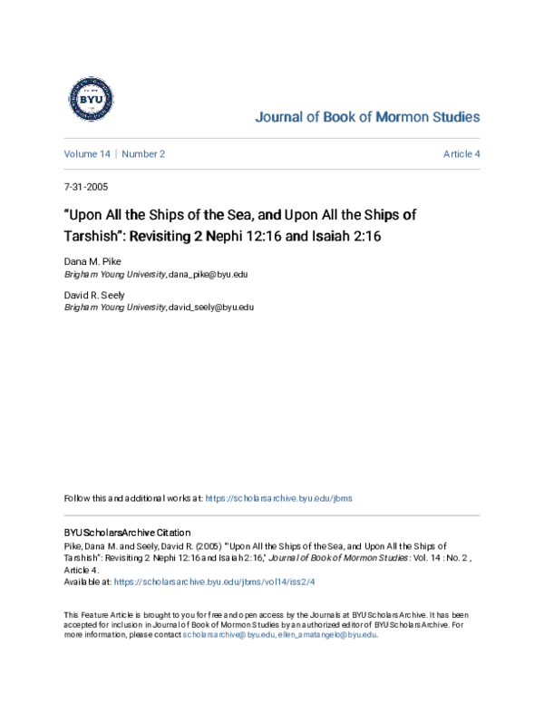 (PDF) “Upon All the Ships of the Sea, and Upon All the Ships of ...