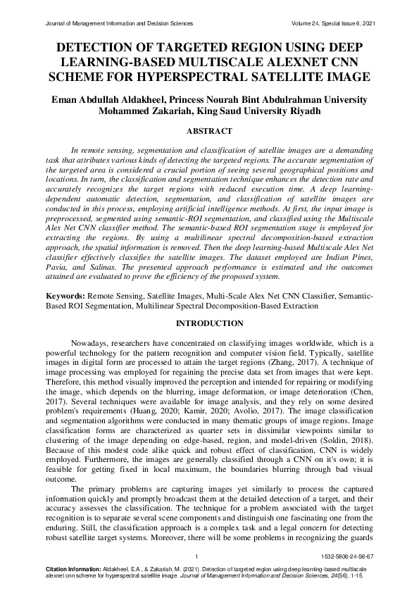 (PDF) Detection of Targeted Region Using Deep Learning-Based Multiscale Alexnet CNN Scheme for ...
