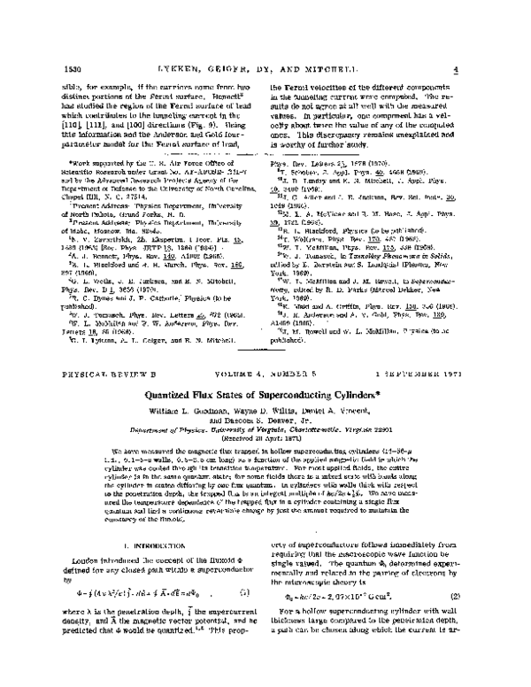 (PDF) Quantized Flux States of Superconducting Cylinders