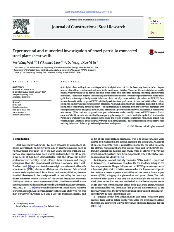 Pdf Experimental And Numerical Investigation Of Nanofluid Forced Convection Inside A Wide