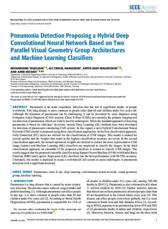 (PDF) Pneumonia Detection Proposing a Hybrid Deep Convolutional Neural ...