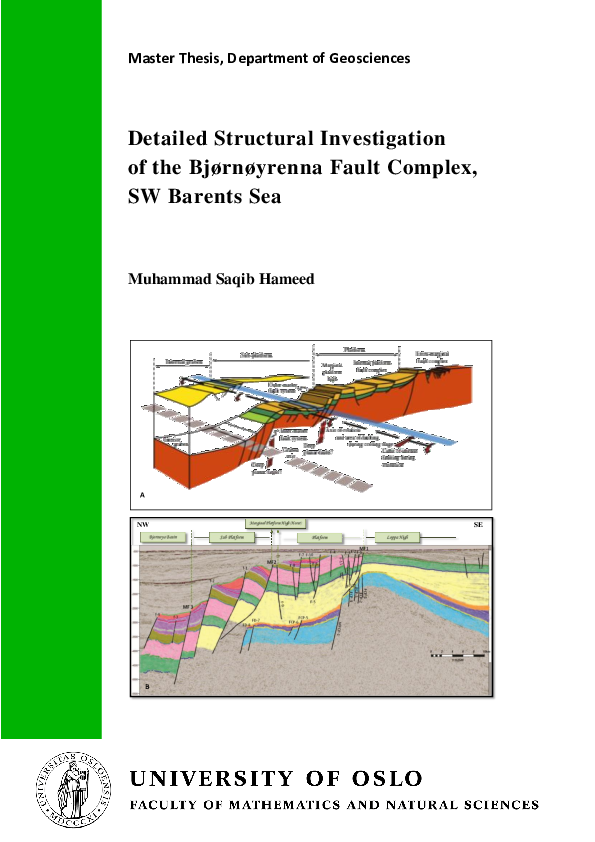 (PDF) Detailed Structural Investigation of the Bjørnøyrenna Fault Complex