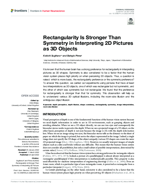 (PDF) Rectangularity Is Stronger Than Symmetry in Interpreting 2D ...