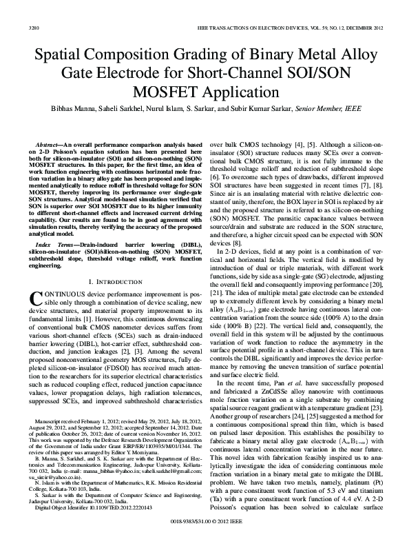 (PDF) Spatial Composition Grading of Binary Metal Alloy Gate Electrode ...