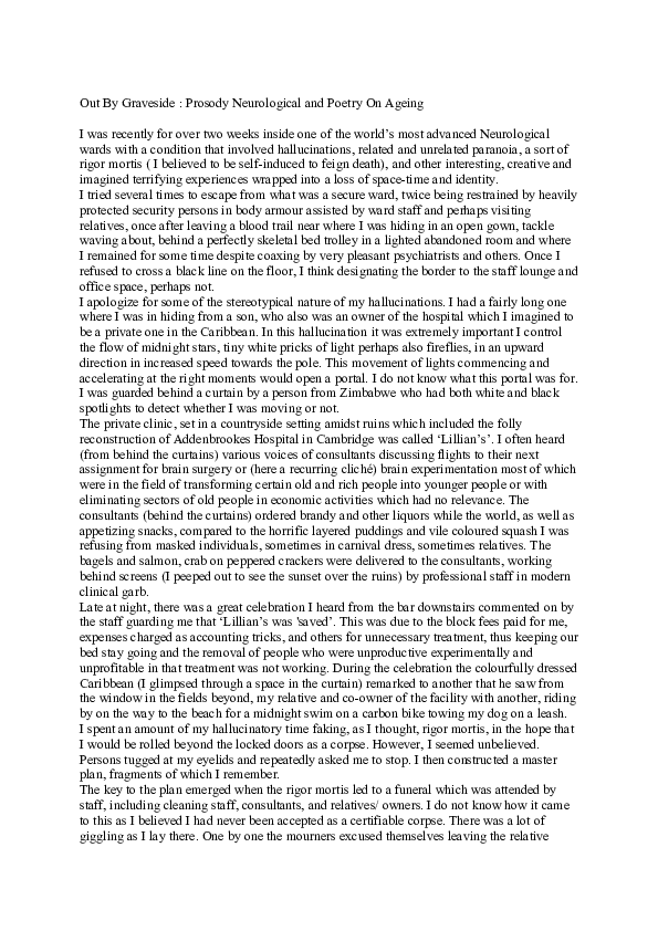 (DOC) By the Graveside of A Mind