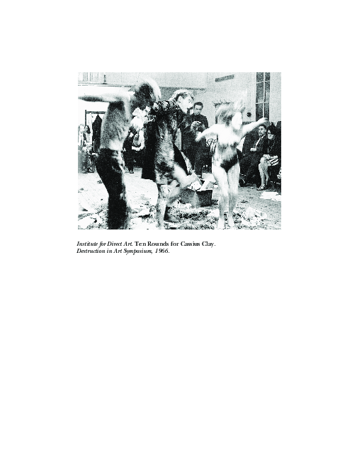 (PDF) Citizen Brus Examines His Body: Actionism and Activism in Vienna ...