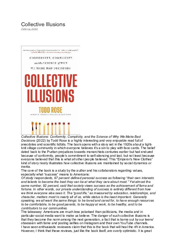 (DOC) Collective Illusions