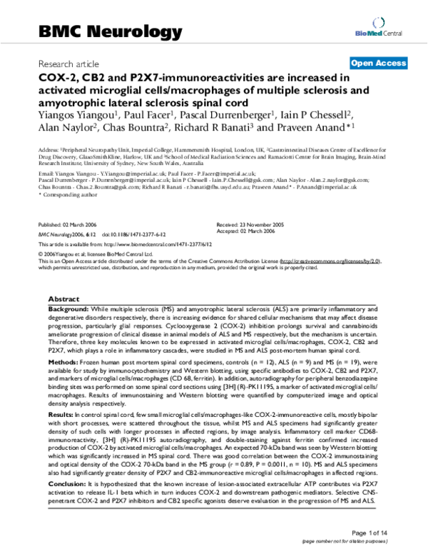 (PDF) BMC Neurology BioMed Central