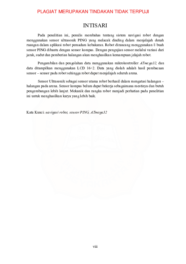 (PDF) Sistem navigasi pada robot pemadam api