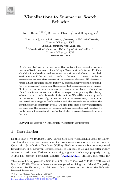 (PDF) Visualizations to Summarize Search Behavior