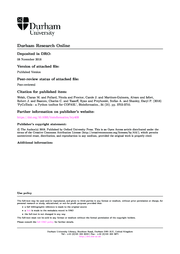 (PDF) PyCoTools: a Python toolbox for COPASI