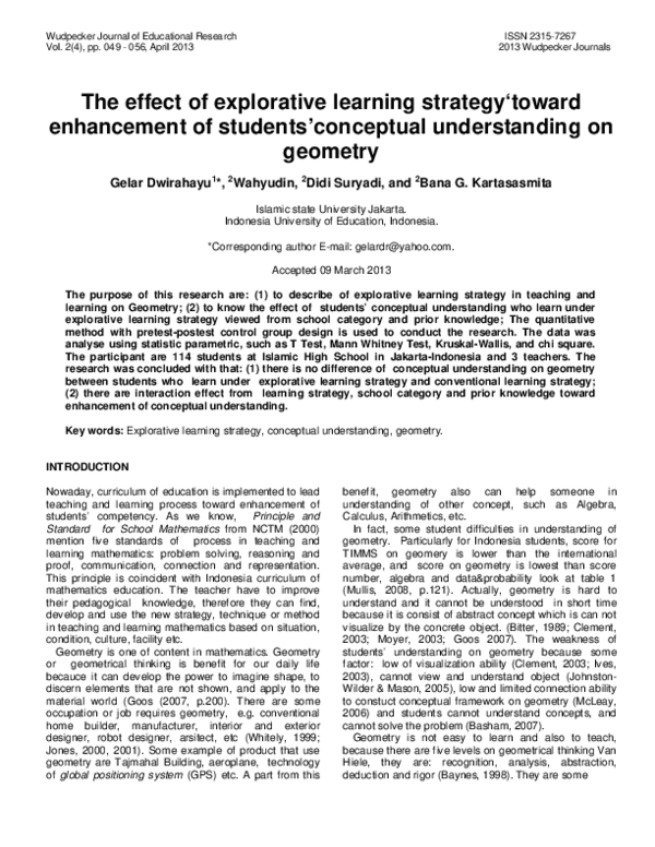 (PDF) The effect of explorative learning strategy'toward enhancement of ...
