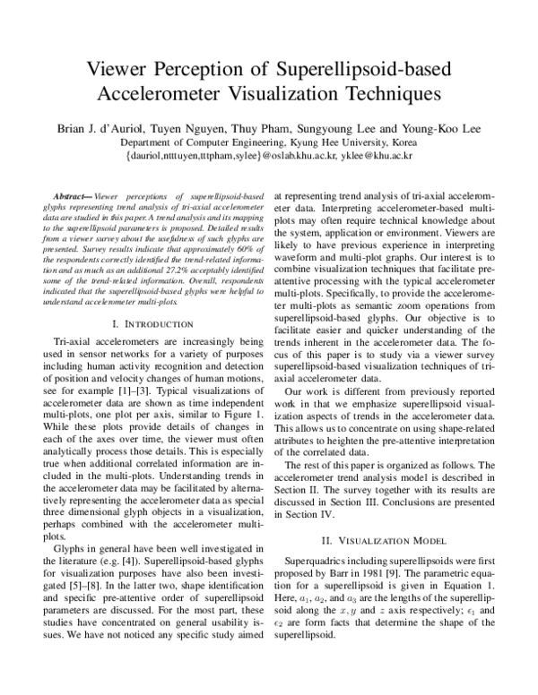 (PDF) Viewer perception of superellipsoid-based accelerometer visualization techniques