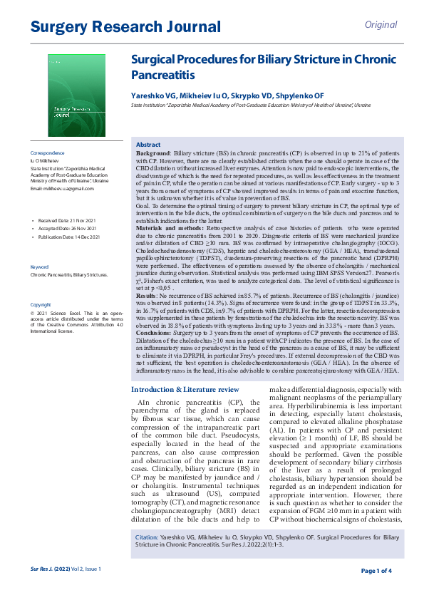 (PDF) Surgery Research Journal