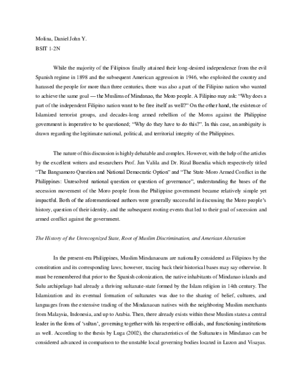 (PDF) RIPH Rwork4 - Moro conflict