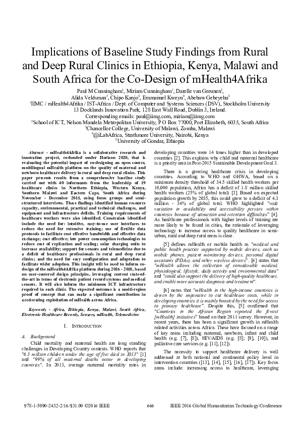 (PDF) Implications of baseline study findings from rural and deep rural ...