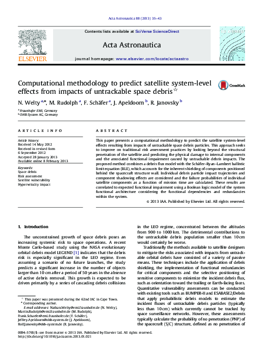 (PDF) Computational methodology to predict satellite system-level ...