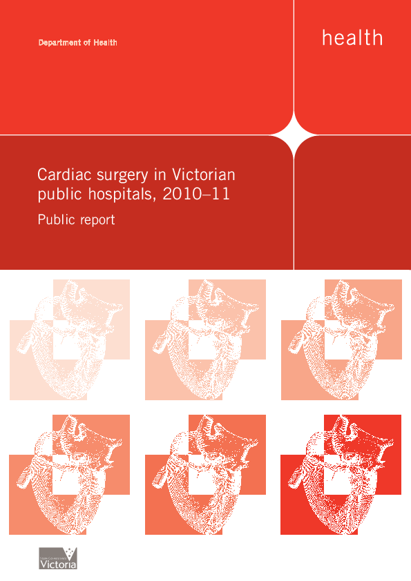 (PDF) Cardiac surgery in Victorian public hospitals 2004-05: report to ...