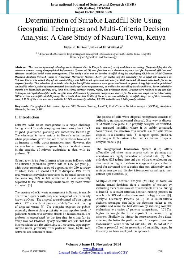 (PDF) Licensed Under Creative Commons Attribution CC BY Determination ...