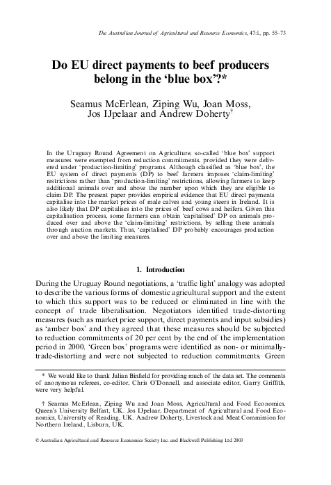 (PDF) Belong in the ‘Blue Box’?*