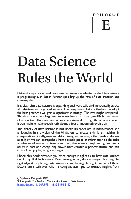 (PDF) Data Science Rules the World